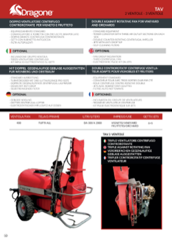 Dragone Sprayer machine trailed TAV TRAINATO - PSF Equipment